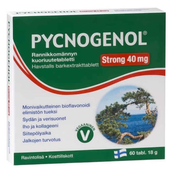 Pycnogenol Strong 40 mg 60 tabl - Hankintatukku - Fiksuapteekki