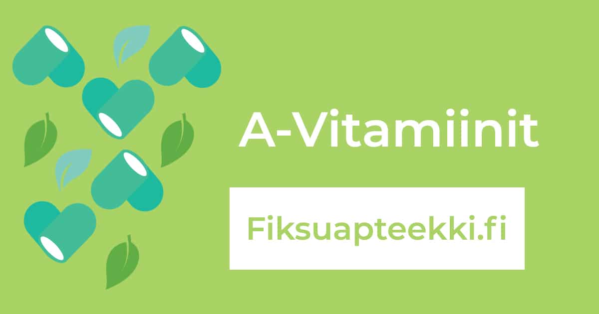 A-vitamiinit - Fiksuapteekki.fi