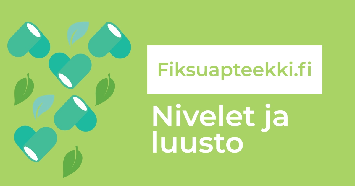 Nivelet ja luusto - Luontaistuotteet ja lisäravinteet - Fiksuapteekki
